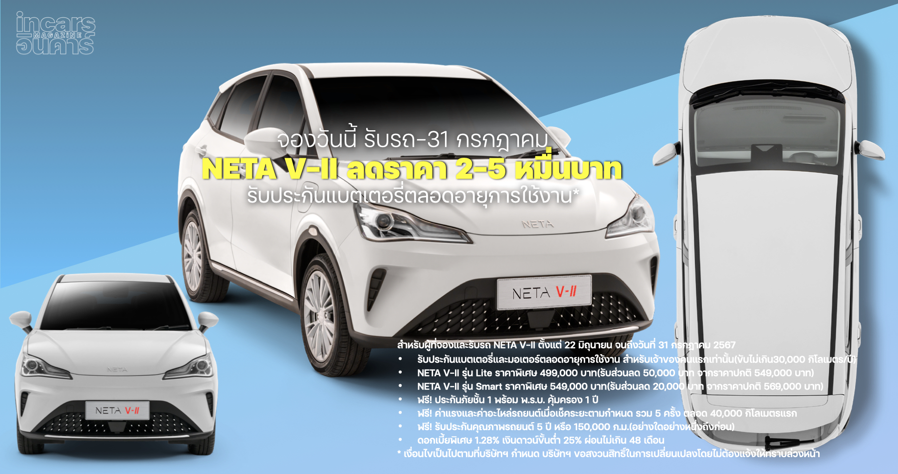 NETA V-II ลด 2-5หมื่นรับประกันแบตเตอรี่ตลอดอายุการใช้งาน - นิตยสาร ...