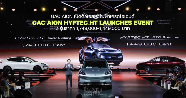 GAC AION เปิดตัว HYPTEC HT เอสยูวีไฟฟ้าเกรดไฮเอนด์ - นิตยสาร INCARS ...